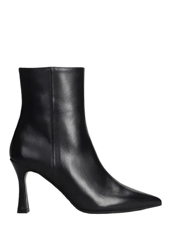 EVALUNA High Heel Ankle Boots - Black