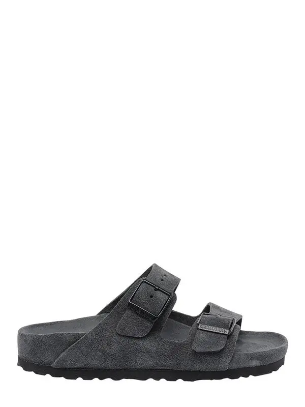 BIRKENSTOCK Arizona Suede Sandals - Grey