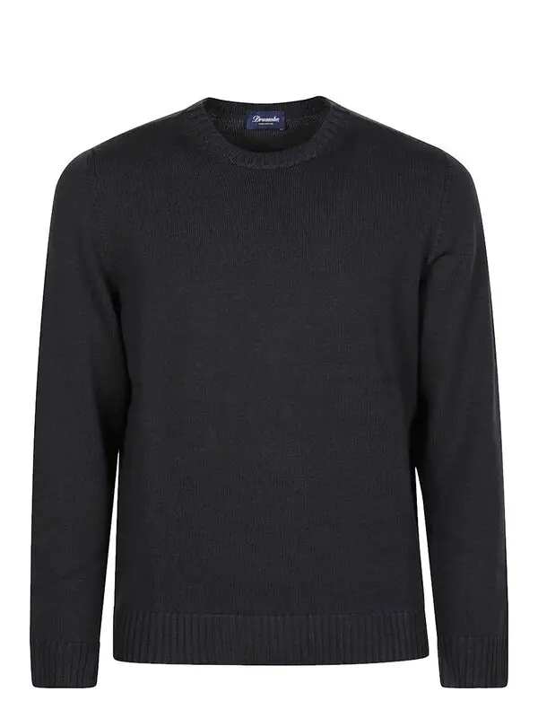 DRUMOHR Rasato Tubico Sweater - Black