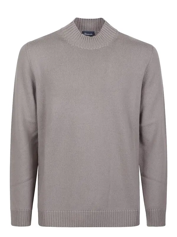 DRUMOHR High Neck Merino Wool Sweater - White