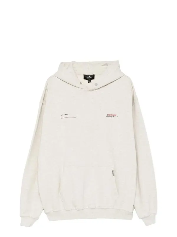 REPRESENT Classic Hooded Sweatshirt - Beige