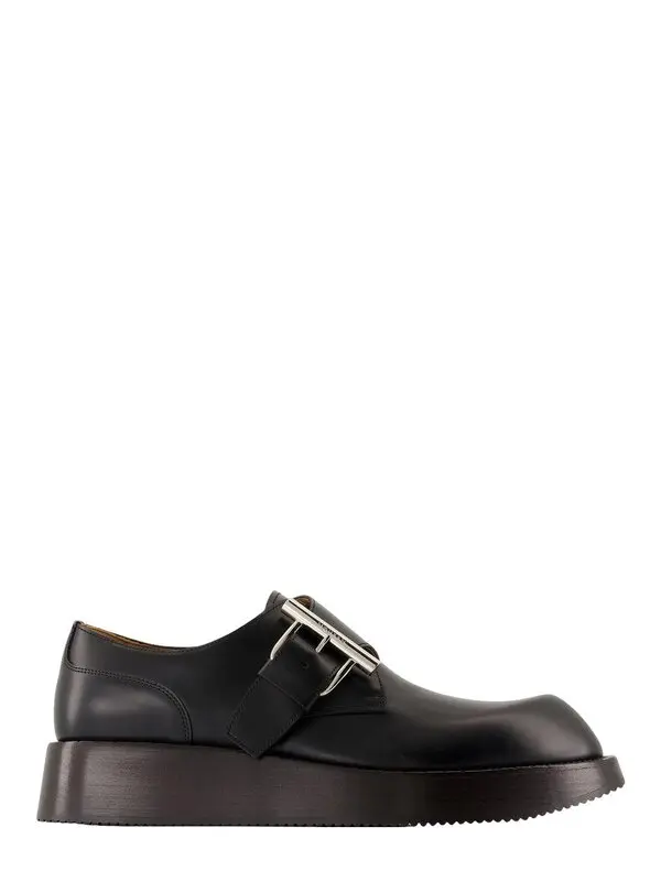 Alexander McQueen T-bar Loafers - Black