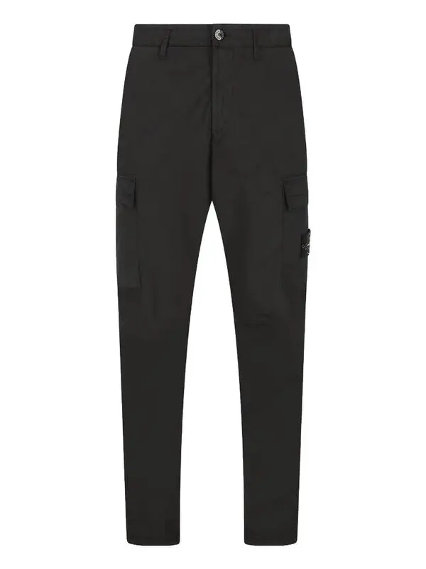 Stone Island Cargo Pants - Black