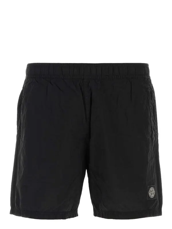 Stone Island Nylon Swimming Shorts - Black