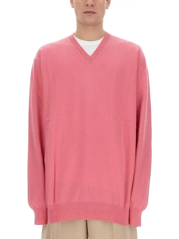 Comme Des Garçons Wool Jersey - Pink