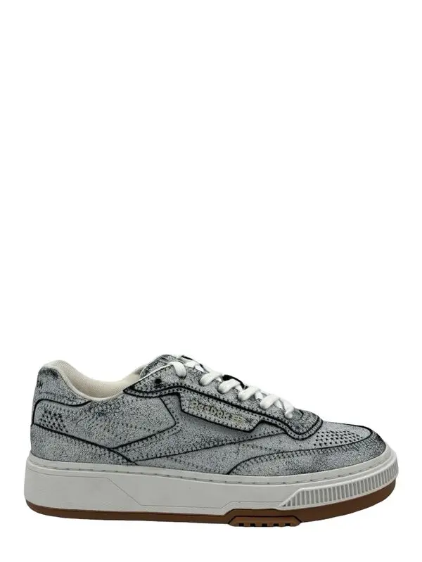 REEBOK Club C Ltd Dirty White Edge Suede Sneakers - Gray