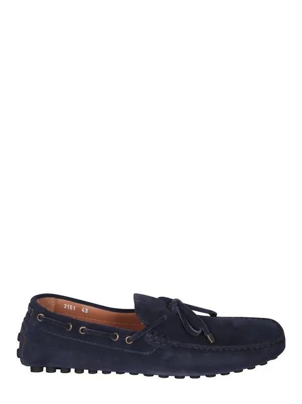 DOUCAL'S Leather Loafer - Blue