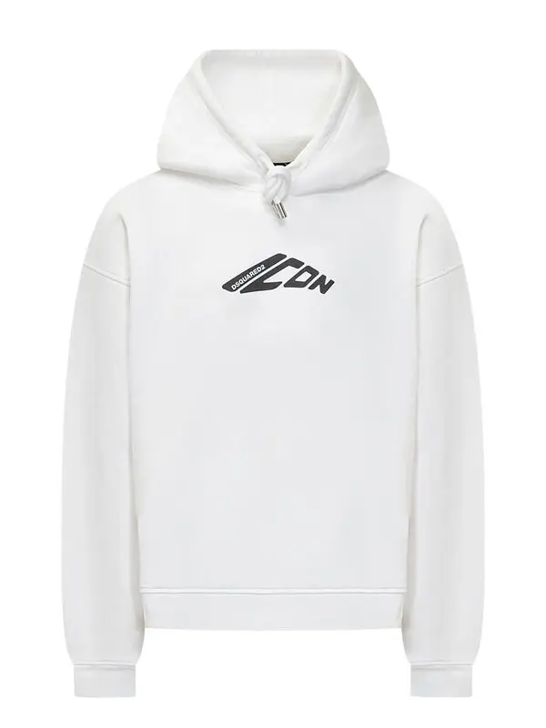 Dsquared2 Logo Cotton-blend Sweatshirt - White