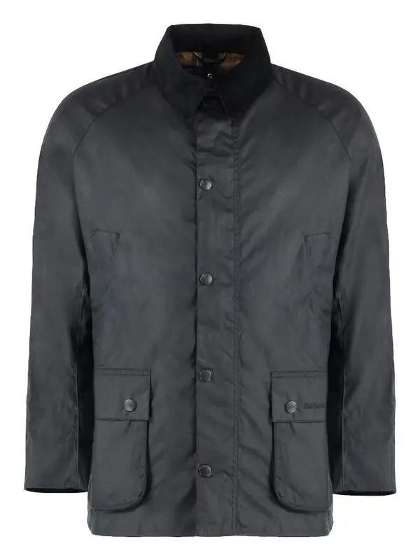 Barbour Ashby Waxed Cotton Jacket - Blue