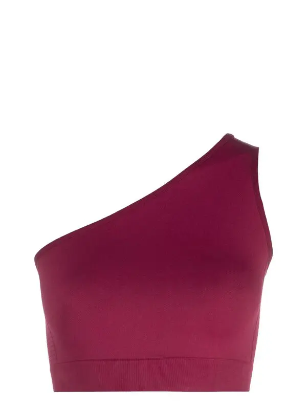 Rick Owens Knitted One-shoulder Bandeau Top - Purple