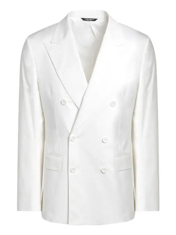 Dolce & Gabbana Single-breasted Jacket - White