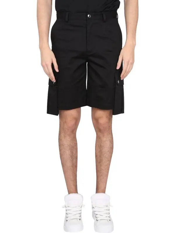 Dolce & Gabbana Bermuda Cargo Shorts - Black