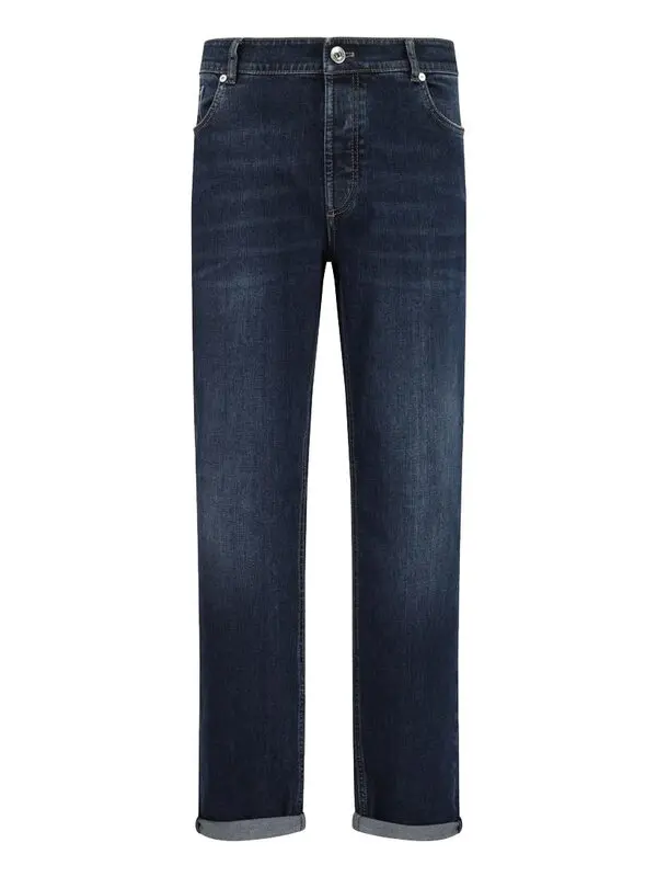 Brunello Cucinelli Straight Five-pocket Jeans - Blue