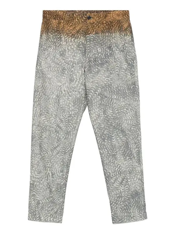 Dries Van Noten Trousers - Grey/brown