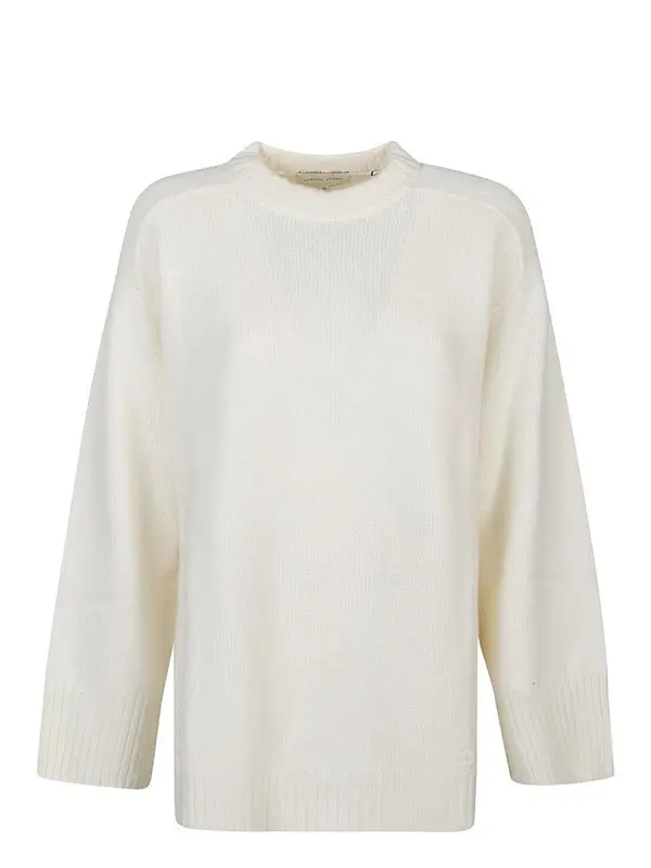 Loulou De Saison Safi Round Neck Sweater - White