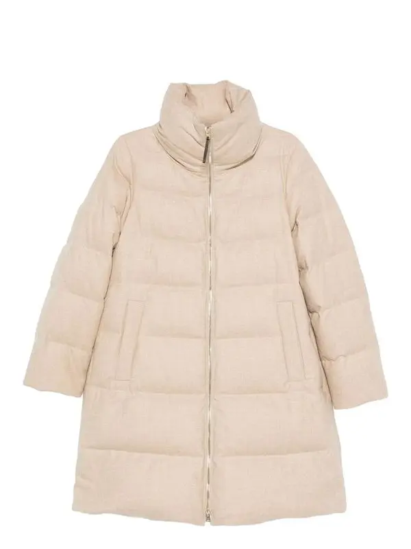 Herno Quilted Coat - Beige