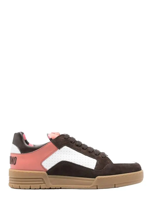 Moschino Sneakers - White/brown/pink/black