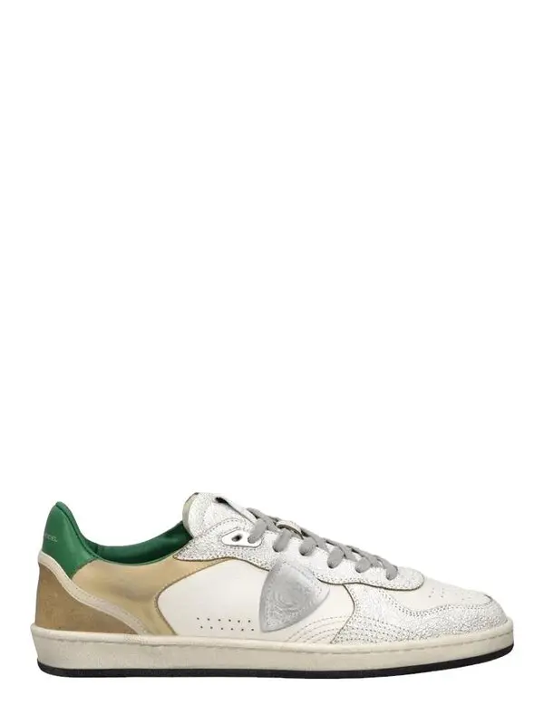 Philippe Model Leather Sneakers - White
