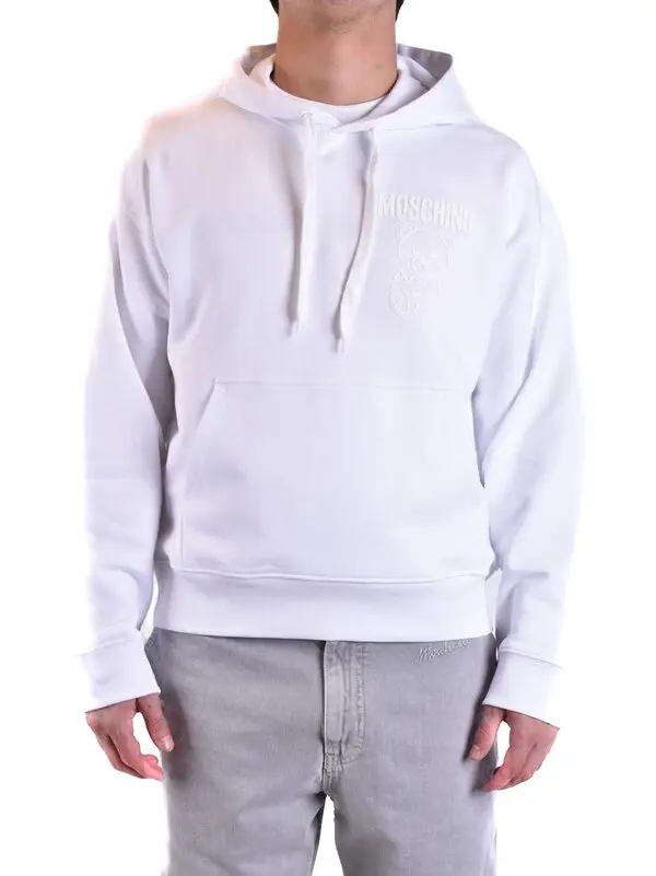 Moschino Hooded Sweatshirt - White