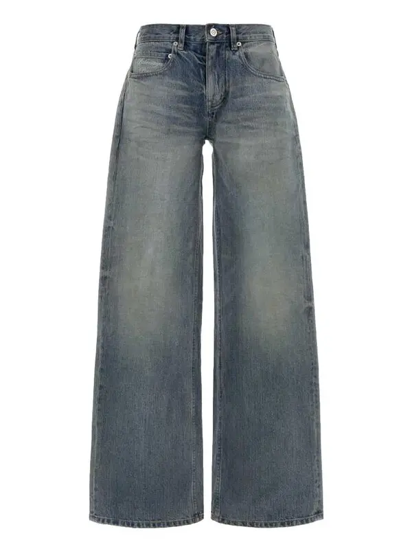 Balenciaga Wide-leg Jeans - Blue