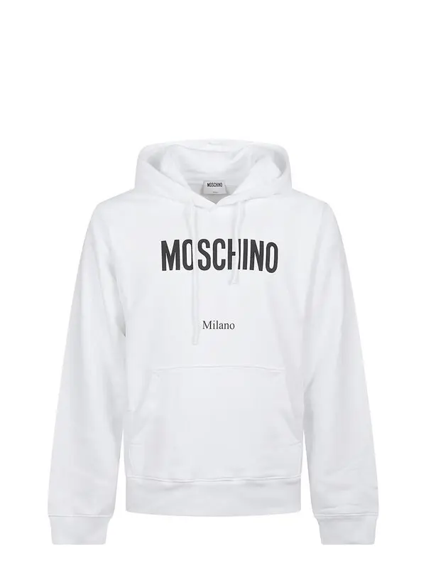 Moschino Printed Logo Sweatshirt - White
