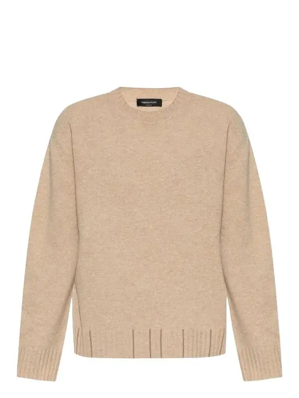 Fabiana Filippi Crew Neck Knitwear - Beige