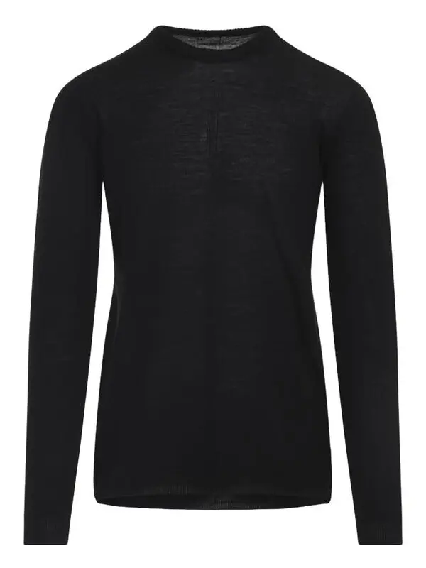 Rick Owens Biker Level Sweater - Black