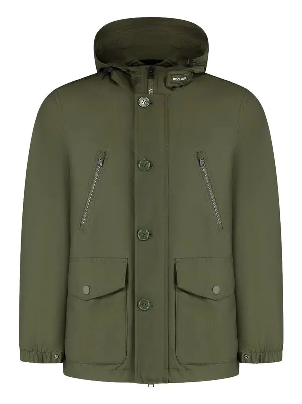 Woolrich Light Ramar Hooded Parka - Green