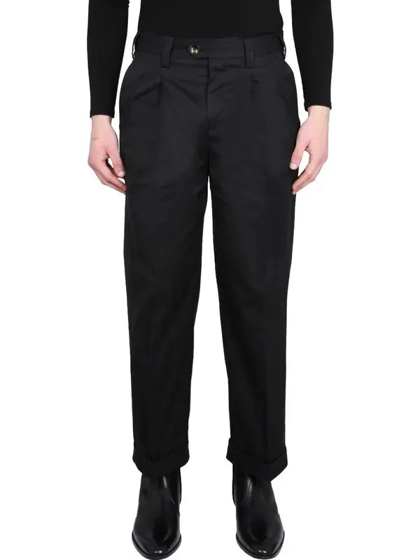 PT TORINO Trousers - Black