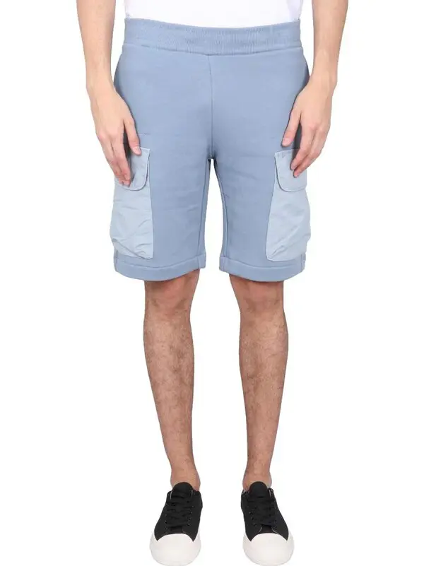 Paul Smith Cotton Bermuda Shorts - Blue