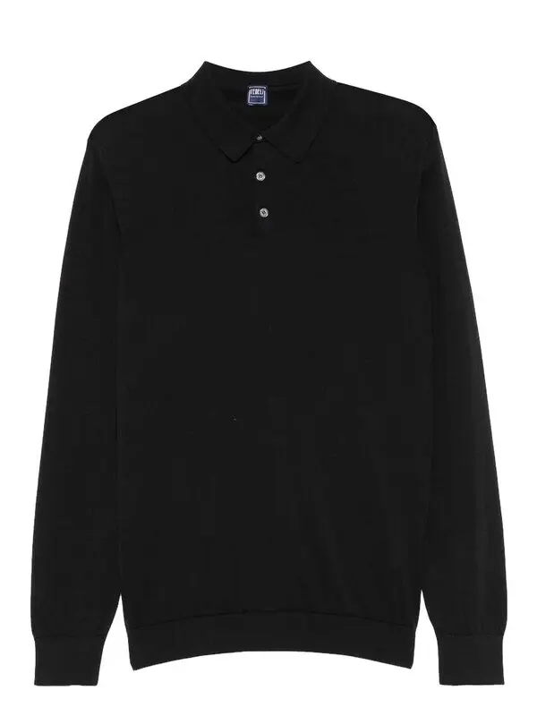 Fedeli Polo Shirt - Black