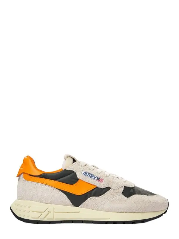 AUTRY Reelwind Low Sneakers - Orange, White