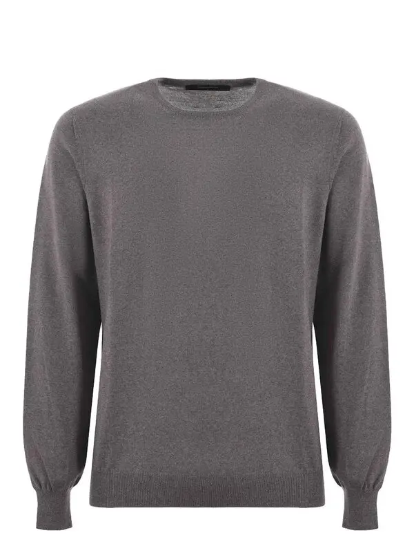 Tagliatore Virgin Wool Sweater - Grey