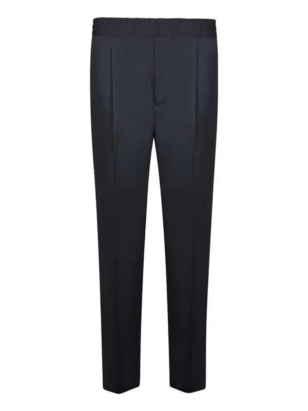 Zegna Straight Cut Trousers - Blue