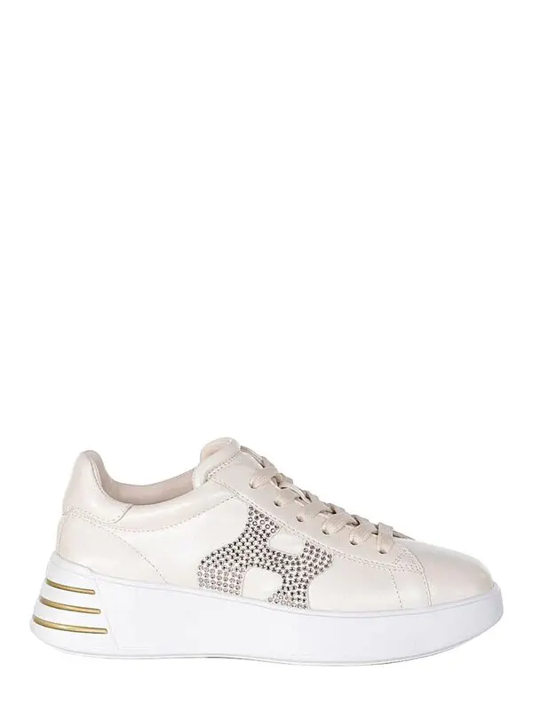 Hogan Low Top Sneakers - Beige