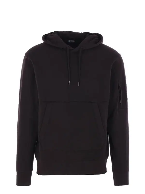 C.P. COMPANY Cotton Jersey Hoodie - Black