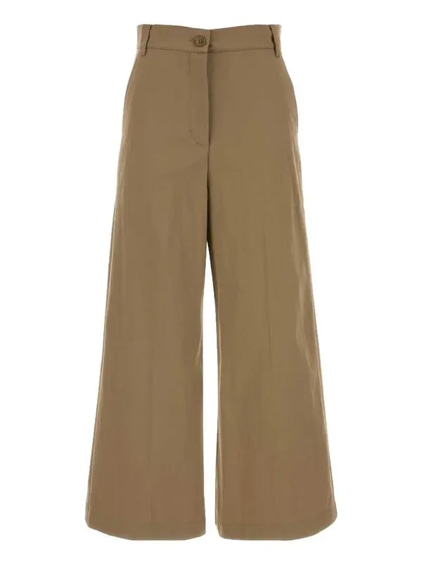 Max Mara Ronco Wide-leg Pants - Beige O Tan