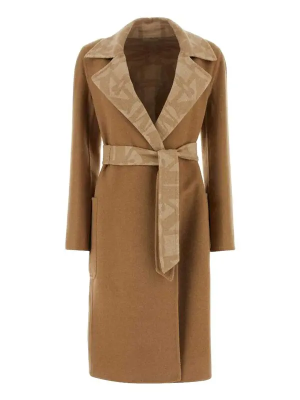 Max Mara Camel Hair Dress Coat - Brown