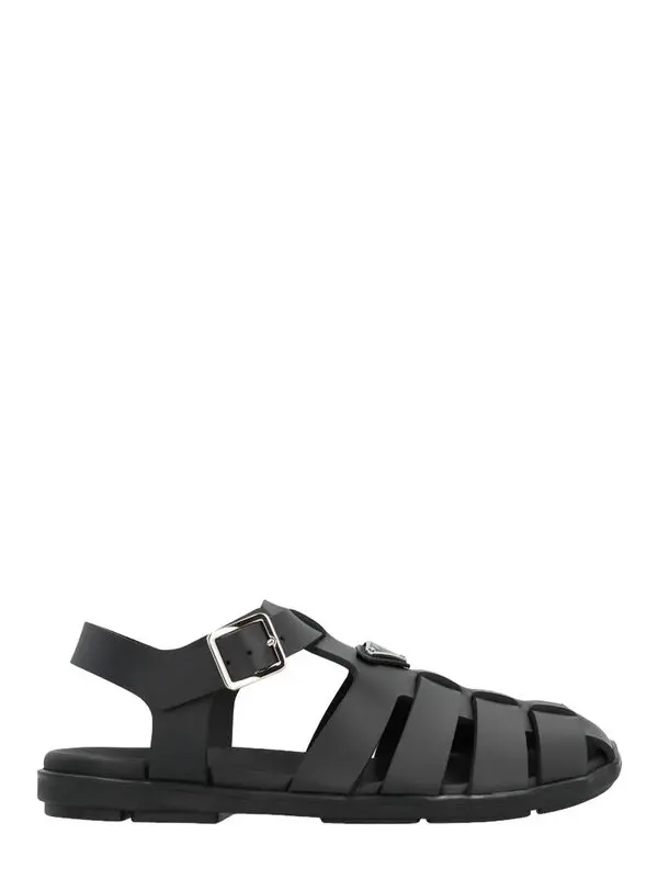 Prada Rubber Sandals - Black