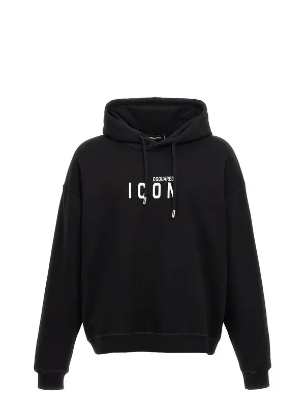 Dsquared2 Cotton Hoodie - Black
