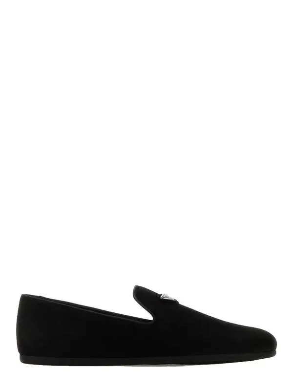 Prada Suede Loafers - Black