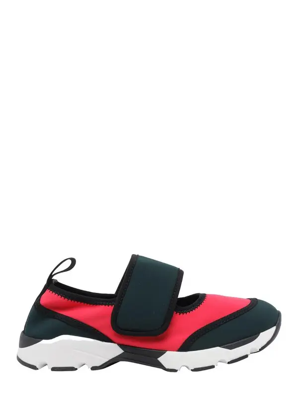 Marni Lycra Mary Jane Sneakers - Red