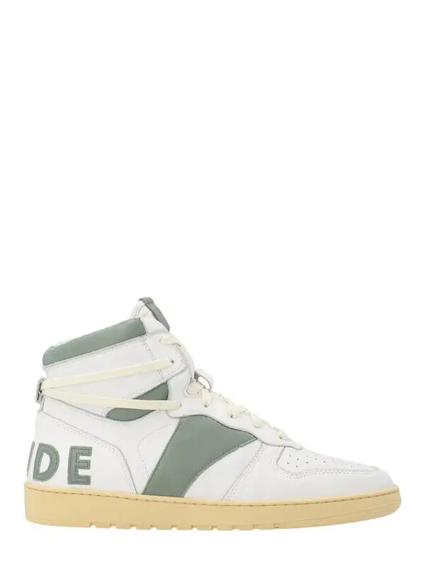 Rhude Rhecess Hi Top Sneakers - Green