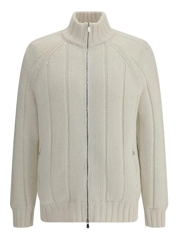 Brunello Cucinelli Cashmere Jacket - White