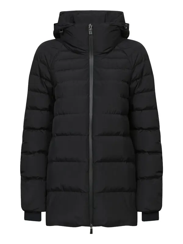 Herno Down Jacket With Removable Hood - Black