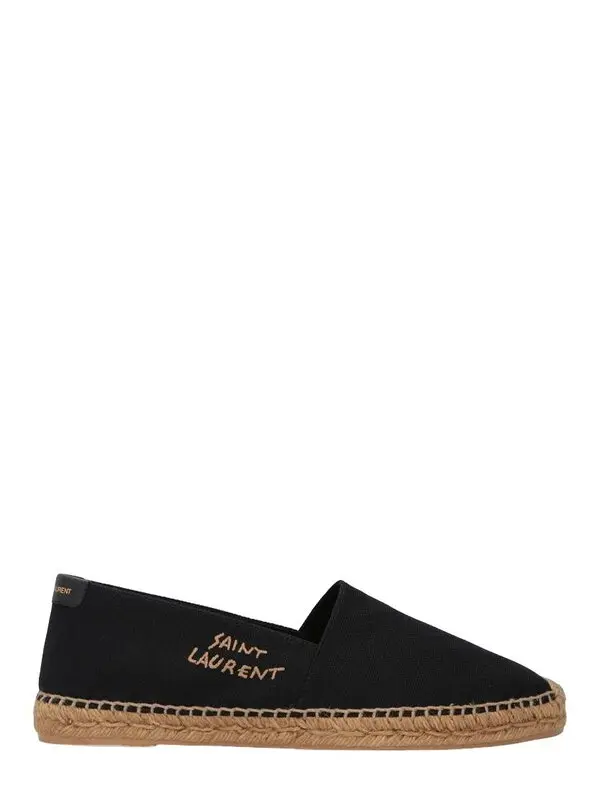 Saint Laurent Canvas Espadrilles - Black