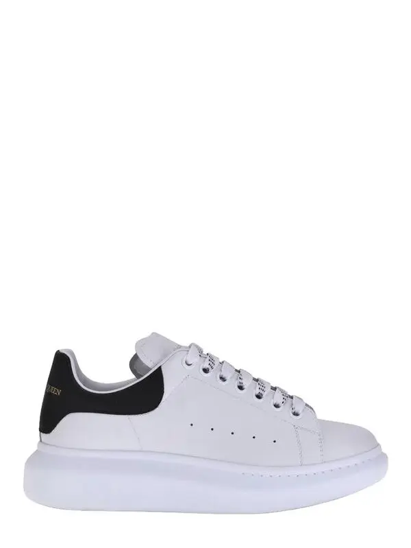 Alexander McQueen Leather Sneakers - White
