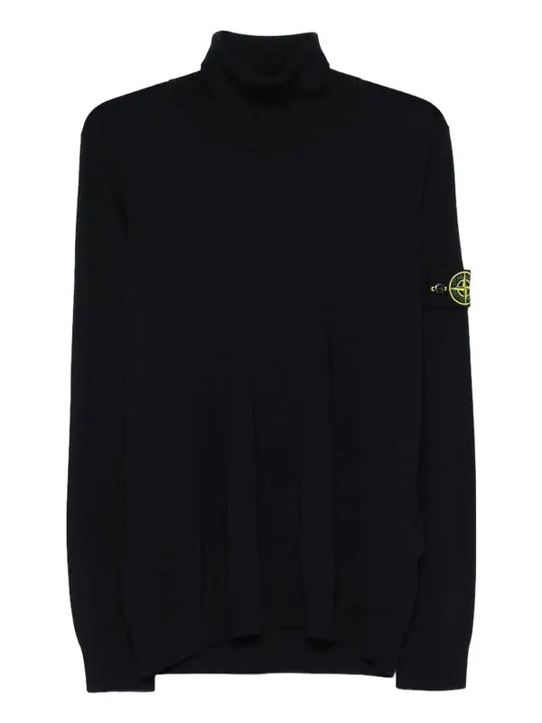 Stone Island Crew Neck Knitwear - Blue