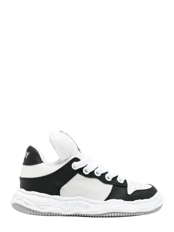 Mihara Yasuhiro Wayne Leather Sneakers - Black