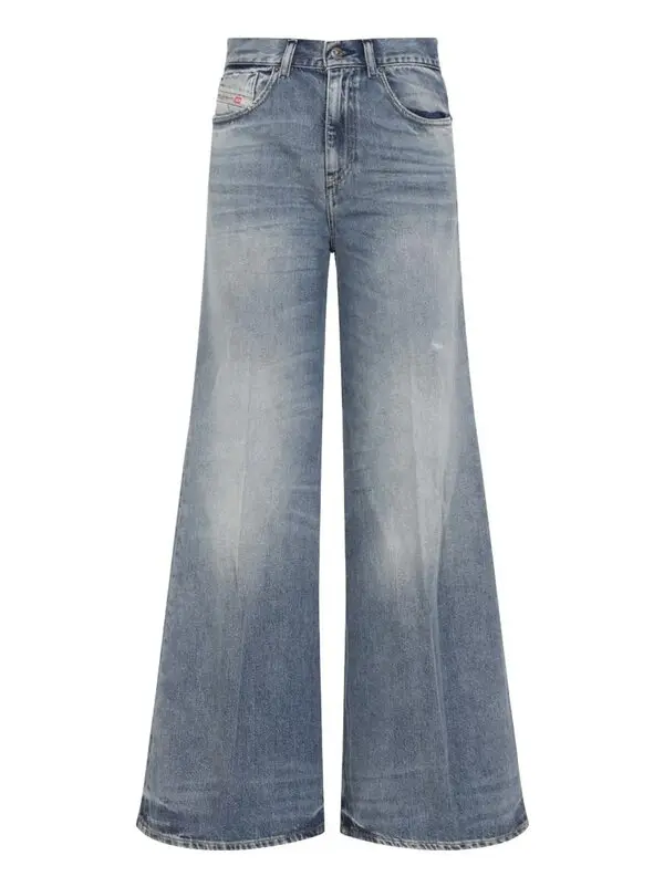 Diesel 1978 D-akemi Cotton Jeans - Blue